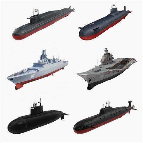 Russian Military Vessels Rigged Collection 3D Model $769 - .max - Free3D