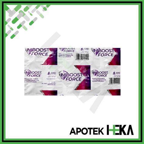 Jual Imboost Force Tablet Suplemen Daya Tahan Tubuh Strip Isi 10