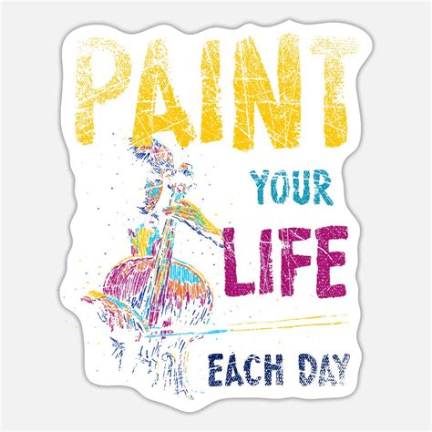 Painted Stickers Unique Designs Spreadshirt