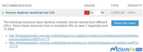 آموزش رفع خطای Remove duplicate JavaScript and CSS در GTmetrix