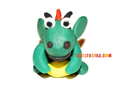 Дракон з пластиліну — покроковий урок