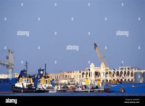 Stock Image Of The Port Of Massawa On The Red Sea In Eritrea With Haile