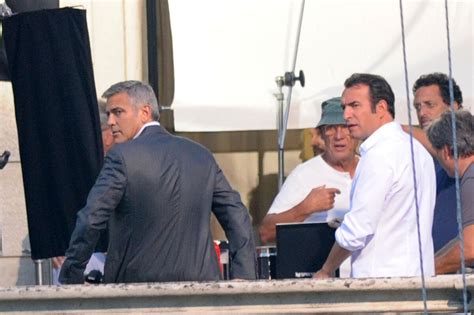 Photo George Clooney et Jean Dujardin tournent la nouvelle publicité