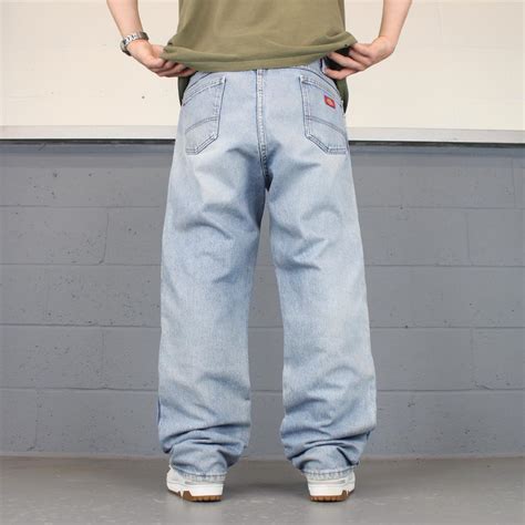 Dickies Jeans Faded Blue Loose Denim Jeans Tag Depop