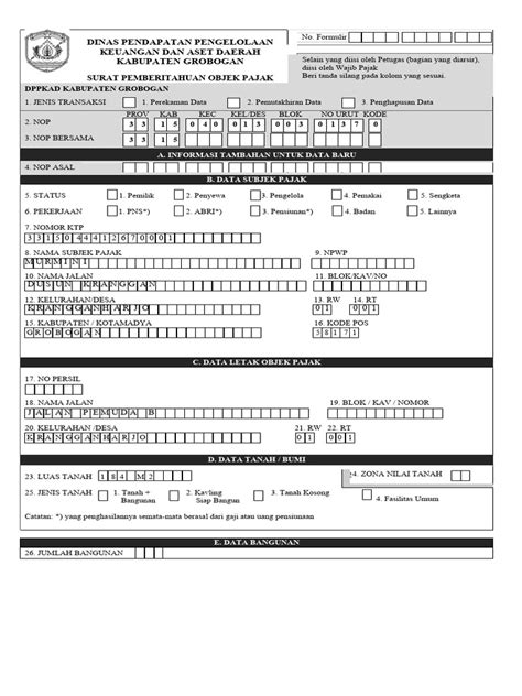 Formulir Spop Dan Lspop Pdf