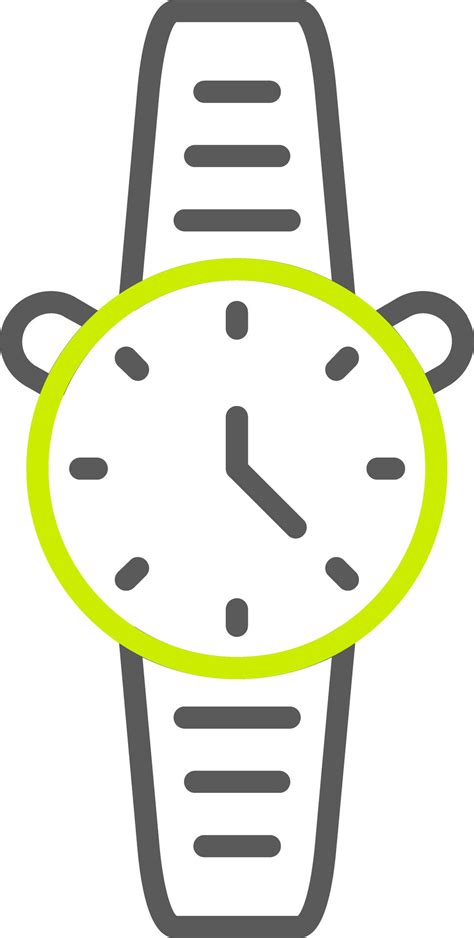Icono De Línea De Reloj De Dos Colores 43469911 Vector En Vecteezy