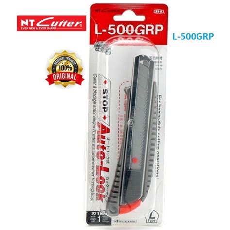 NT Cutter L 500GRP Metal Auto Lock Heavy Duty Cutter Lazada