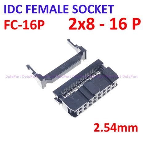 Jual Fc 16p Socket Idc Female 16p 16 Pin 2x8 Soket Fc3 16p Header Isp Set Kota Tebing Tinggi