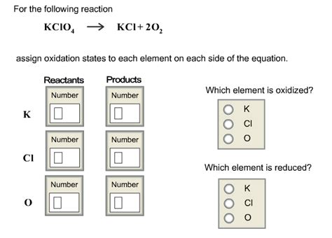 Solved For The Following Reaction KClO Rightarrow KCl Chegg Com