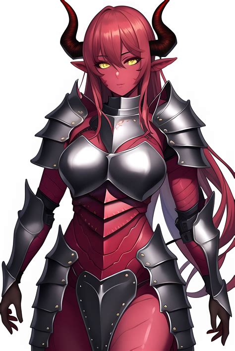 I Like My Demon Girls In Full Armor Rmonstergirlai