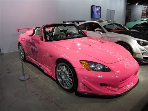 Pink Honda S2000 In Showroom