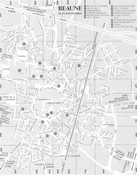 Beaune Environs Map Beaune Fr • Mappery
