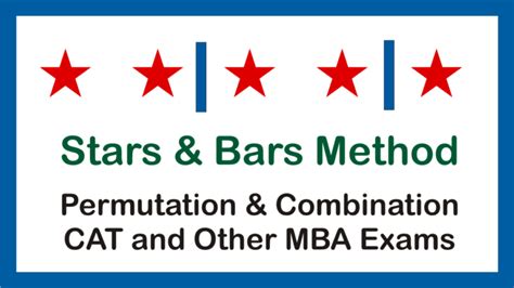 Stars And Bars Method Permutations And Combinations Bodhee Prep