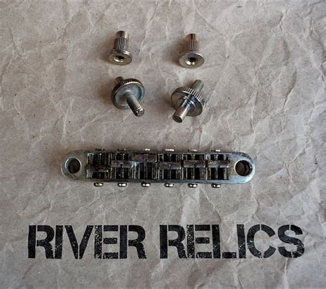 Gotoh Nashville Tunomatic Bridge River Relics Aged Nickel W Reverb