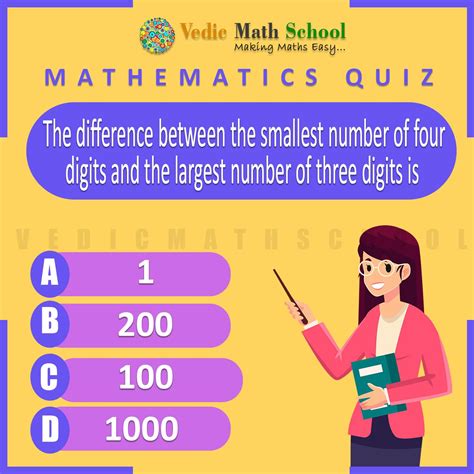 Solve This Questions The Difference Bitween The Samllest Number Of Four