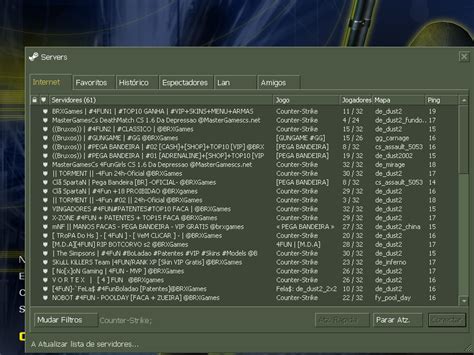 Counter Strike Full PTBR Atualizado BRXGames Host CS Plugins Skins Addons