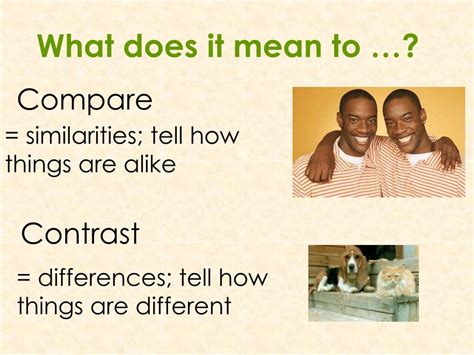 Ppt Compare And Contrast Powerpoint Presentation Free Download Id 4013708