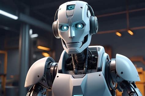 Premium Photo Robot Engineer Cartoon Character Illustration