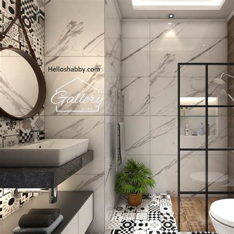 7 Ide Keramik Dinding Kamar Mandi Cantik HelloShabby Interior