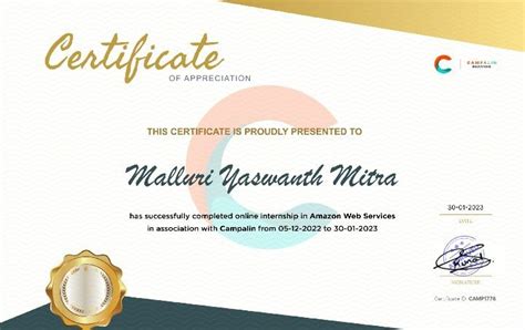 Yaswanth Mitra On Linkedin Awscertification Upskilling Campalin