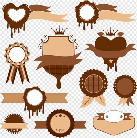 Blank Chocolate Labels With Badge Png PNGWing