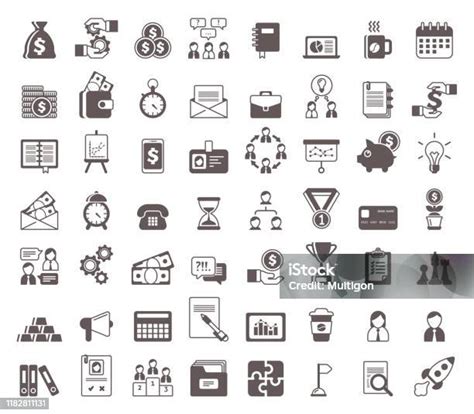 흑백 비즈니스 문하 아이콘 벡터 세트 0명에 대한 스톡 벡터 아트 및 기타 이미지 0명 개발 경제 Istock
