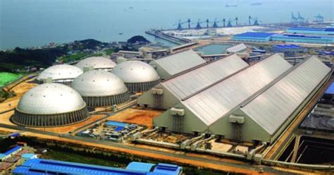 친환경 녹색물류시대 고철 재활용밀폐용 원료처리시설 구축