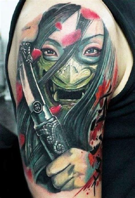 Samurai Tattoo Designs And Ideas With Images Samurai Tattoo Warrior Tattoos Mask Tattoo