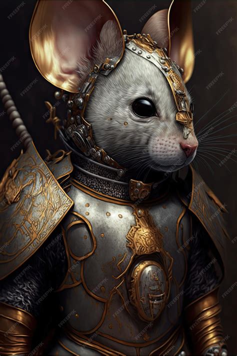 Premium Photo Armored Mouse
