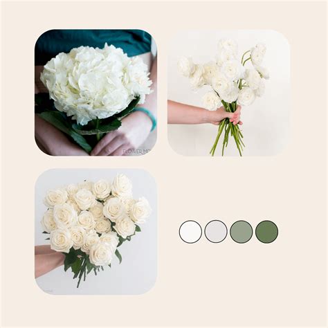White Hydrangea Roses And Ranunculus Mixed Box Flower Moxie Bulk