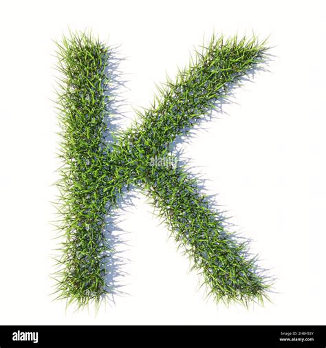 Concept Or Conceptual Green Summer Lawn Grass Symbol Isolated White