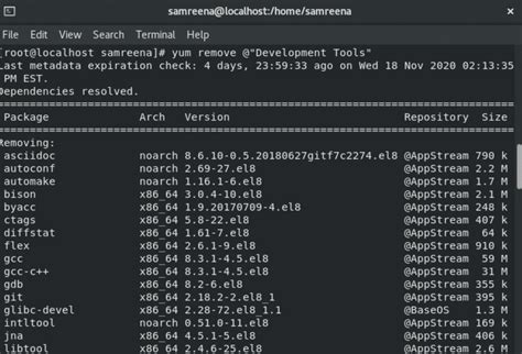How To Uninstall Programs From Centos 8 Linuxways
