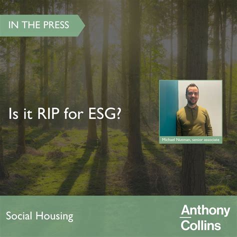Socialhousing Esg Sustainability Anthony Collins