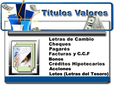 Títulos Valores Títulos Valores