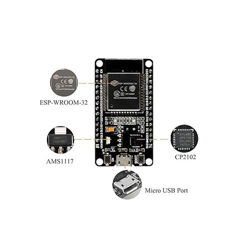 Esp Wroom 32 Wifi Bluetooth Networking Smart Component Development Board 30 Pins Am Electronics