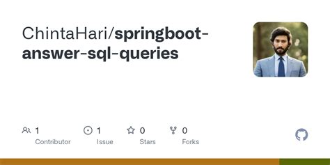 Springboot Answer Sql Queriessrcmainjavacomexamplespringbootanswersqlqueries
