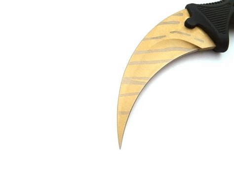 Karambit Replika Cs Go Tiger Tooth Wieszane Etui Karambity Militarny Tygrys