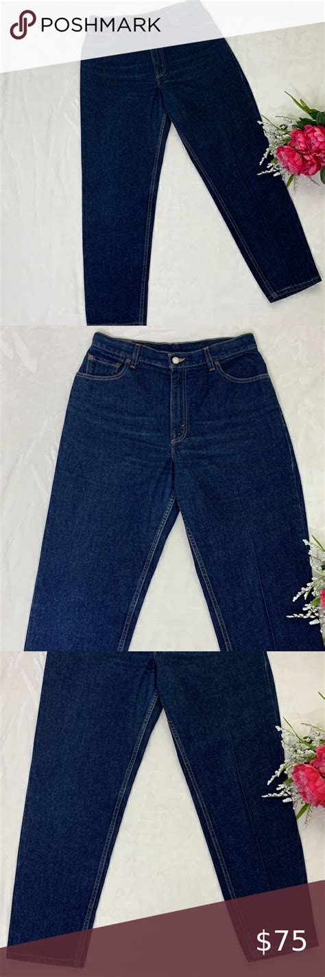 Levis Vintage 550 Relaxed Fit Tapered Leg Jeans 12 Tapered Leg