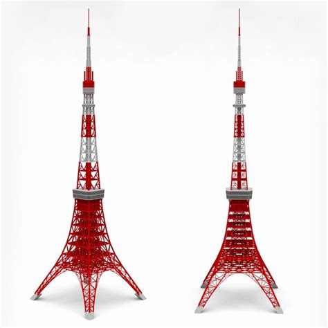 東京タワー3dモデル Turbosquid 2017632