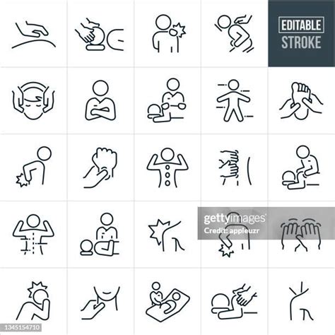 Massage Therapy Icons Photos And Premium High Res Pictures Getty Images