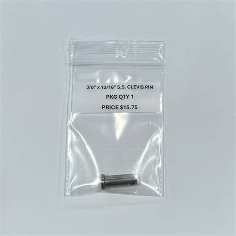 Clevis Pin Cp 6 26 38 1316 By Cs Johnson Afloat