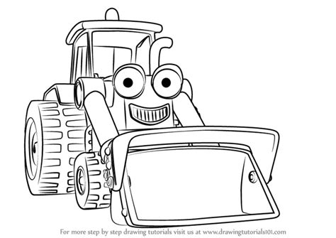 How To Draw Scoop From Bob The Builder Bob The Builder Step By Step