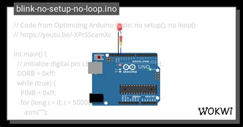 Blink No Setup No O Copy Wokwi Esp32 Stm32 Arduino Simulator