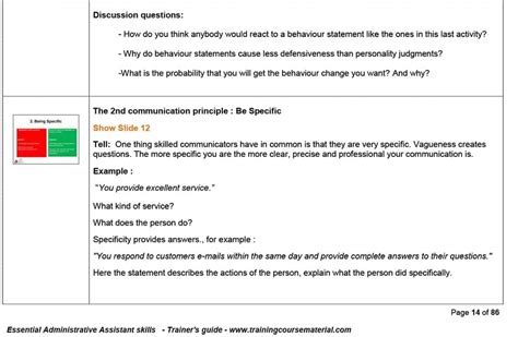 Administrative Assistant Skills Your Training Course Material Resource