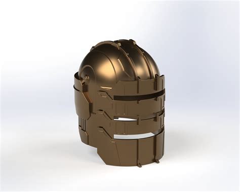 Dead Space Remake Engineer Helmet 3d Print File Etsy