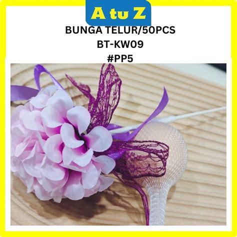 Atuz 50pcs Bunga Telur Mum Colour Rusticbunga Telur Mum Mtl Cantik