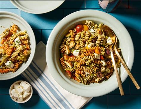 Fusilli Basil Pesto Pasta Salad Spice Tribe