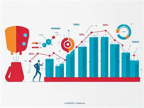 Premium Ai Image Statistics For Business Abstract Concept