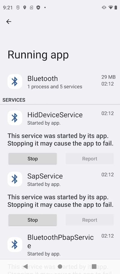 Background Services Created By Bluetooth