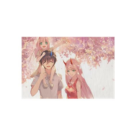 Hiro And Zero Two Lived Happily Ever After Rug